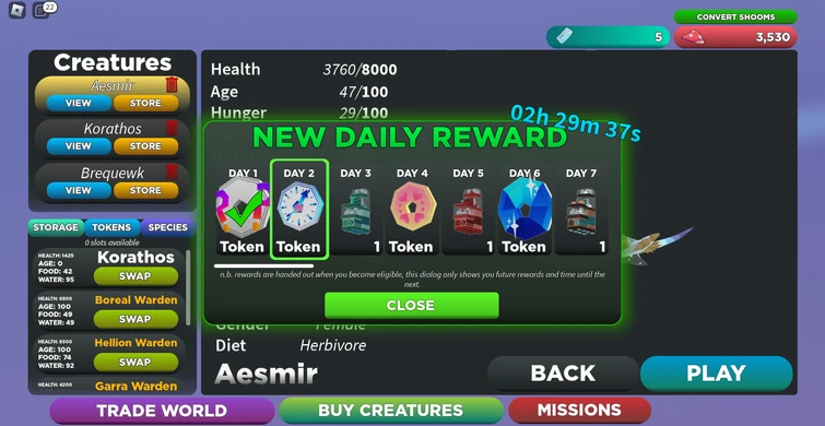 Did they change the log in rewards again? | Fandom