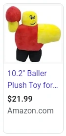 Goofy Baller plush I found when searching up 'Bfdi plush' | Fandom