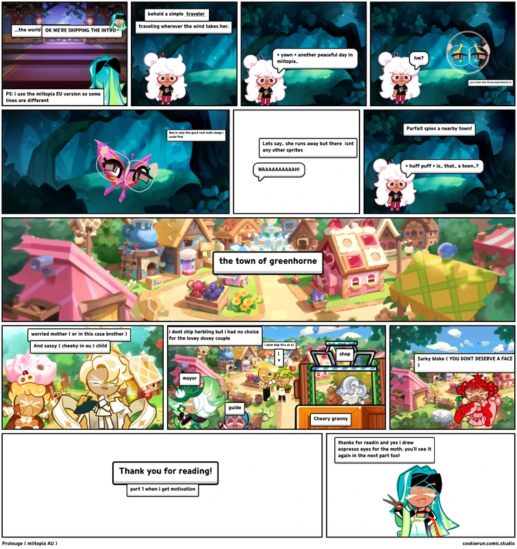 Here have a comic of my miitopia au ( miitopia but cookie ) | Fandom