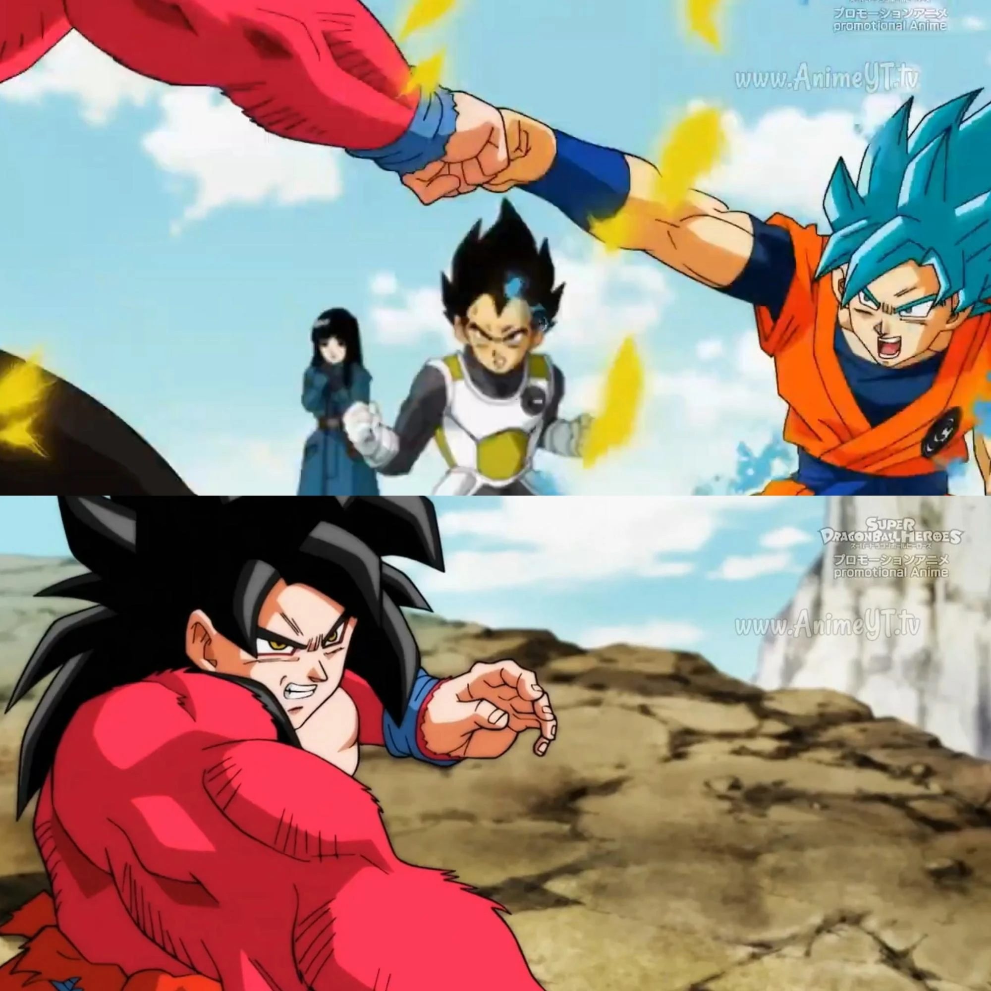 Goku SSJ 4 vs Goku SSJ Blue | Fandom