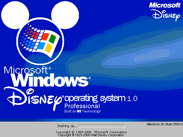 Windows Disney OS boot screen in Alternity/SectorWire style! | Fandom
