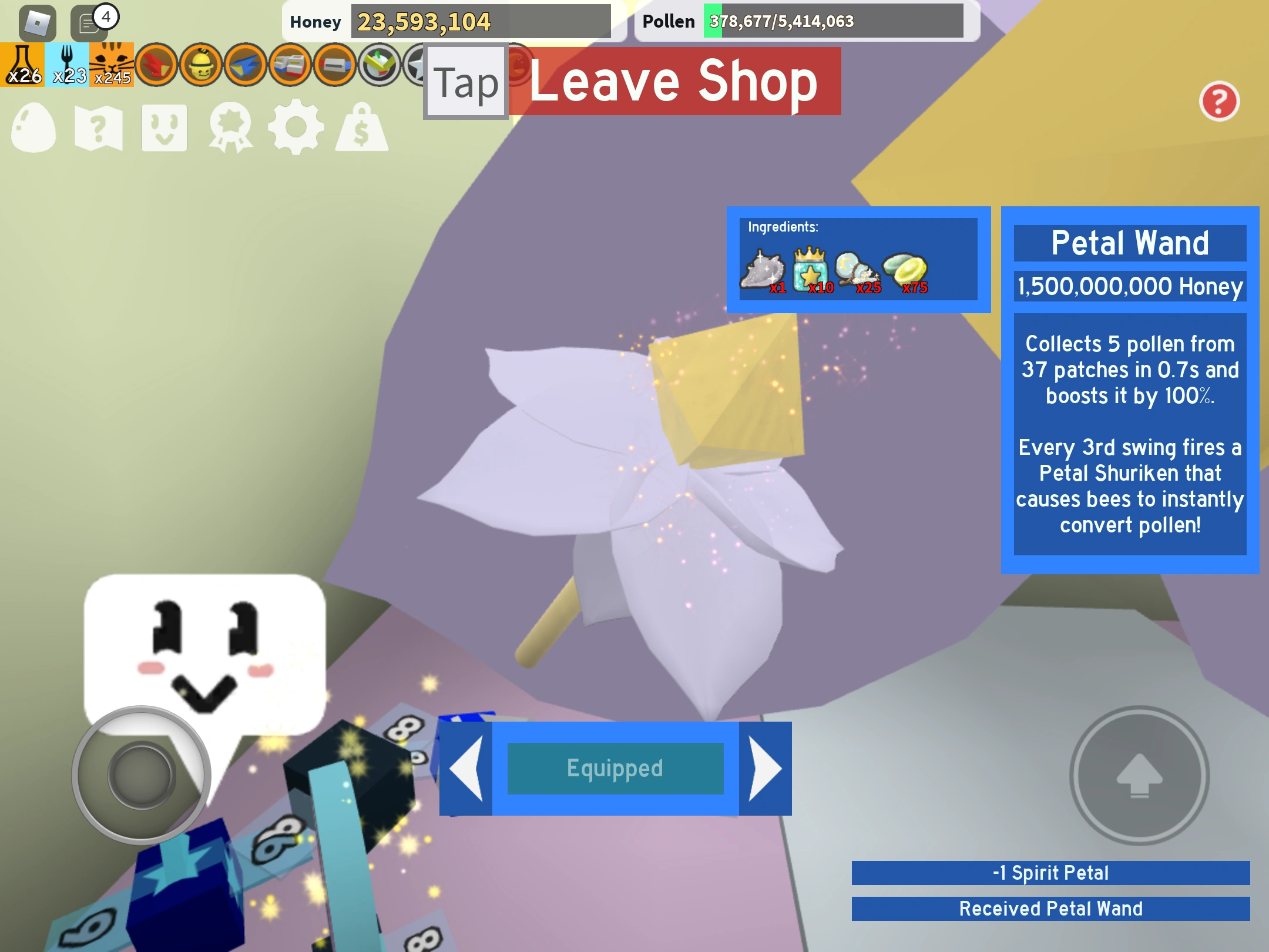 Journey to Fuzzy Hive #5! Petal Wand is mine! | Fandom