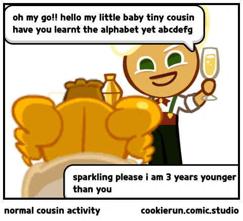 normal cousin activity | Fandom