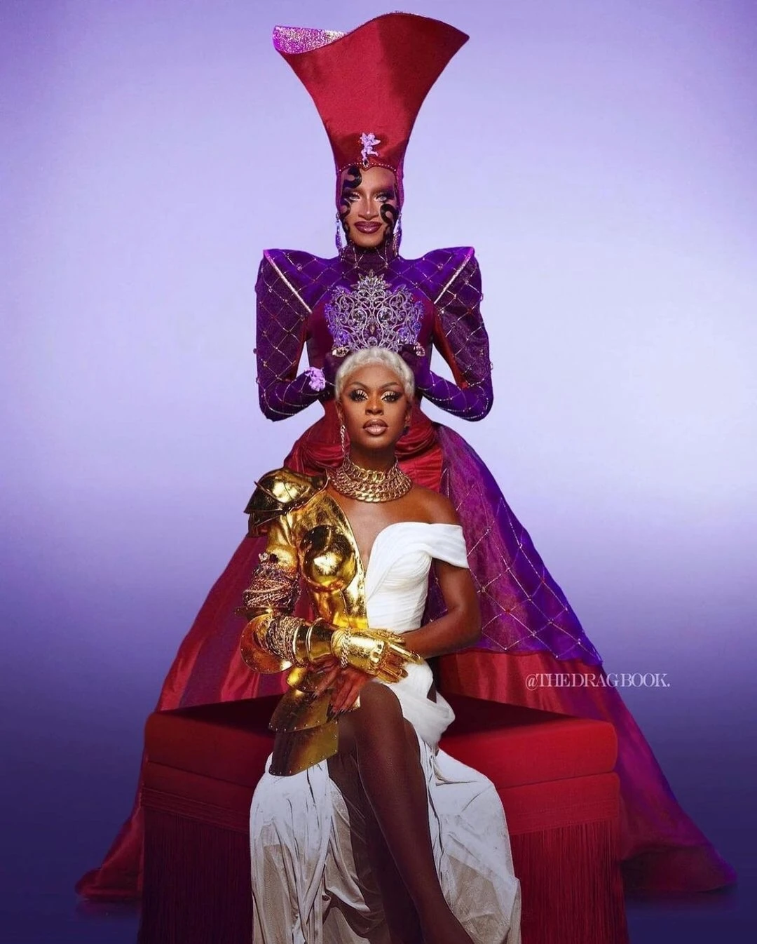 Name a more iconic "passing the crown" moment than this one in RPDR ...