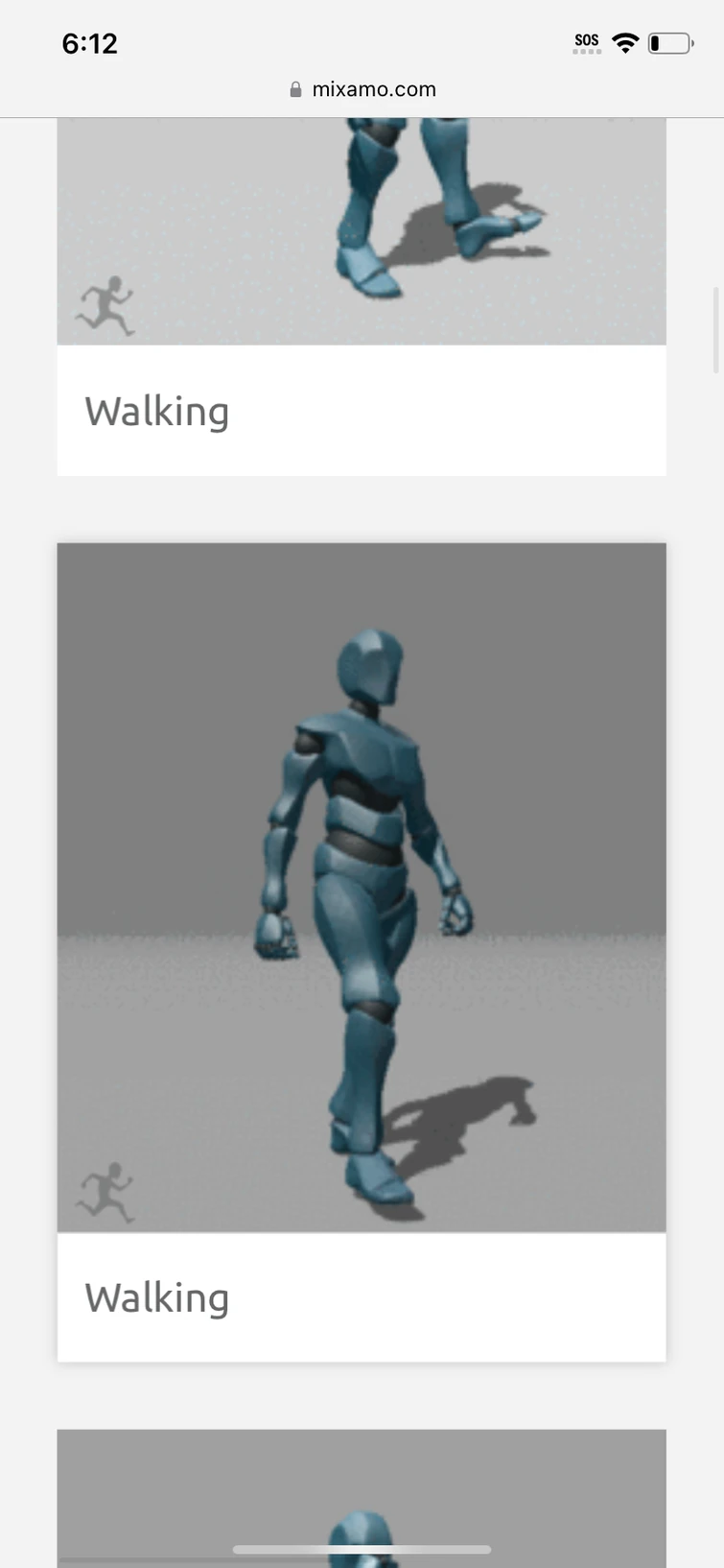 Found the walking animations on mixamo | Fandom