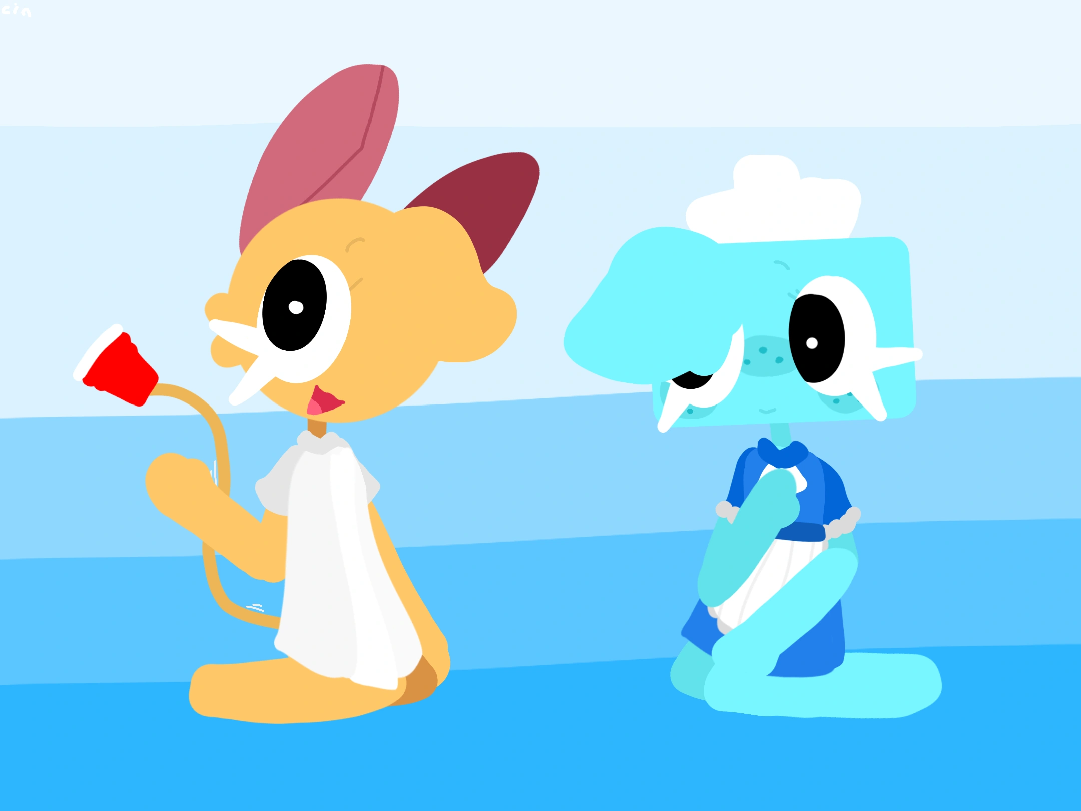 silly scraps x tisha because idk | Fandom