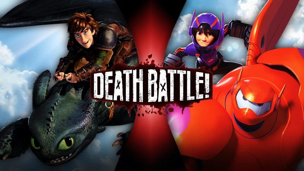 Hiccup & Toothless VS Hiro & Baymax (How to Train Your Dragon VS Big ...