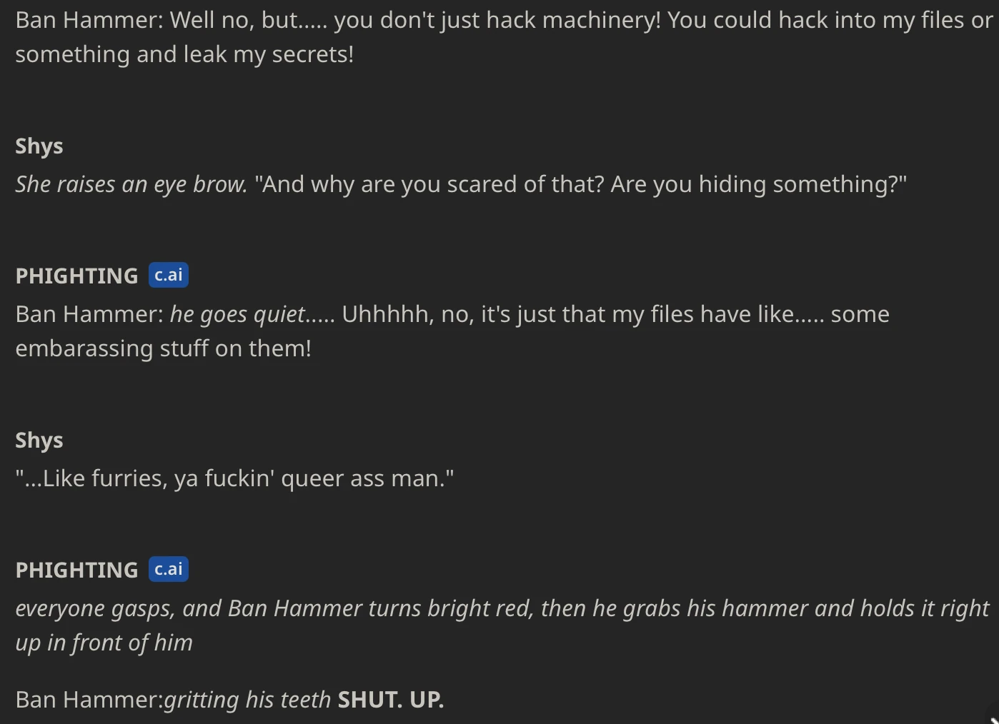 Weird thing to have in your files, Ban Hammer | Fandom