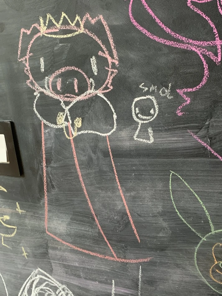 some chalkboard drawings because im still depressed about techno | Fandom