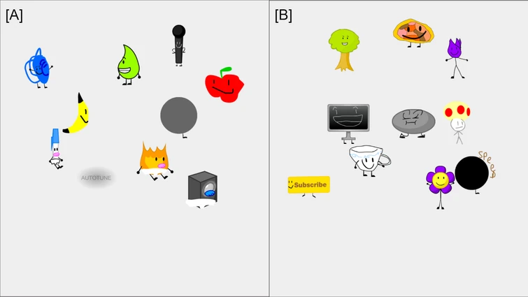 BFDI Recommended Characters VV 23.5 please vote | Fandom