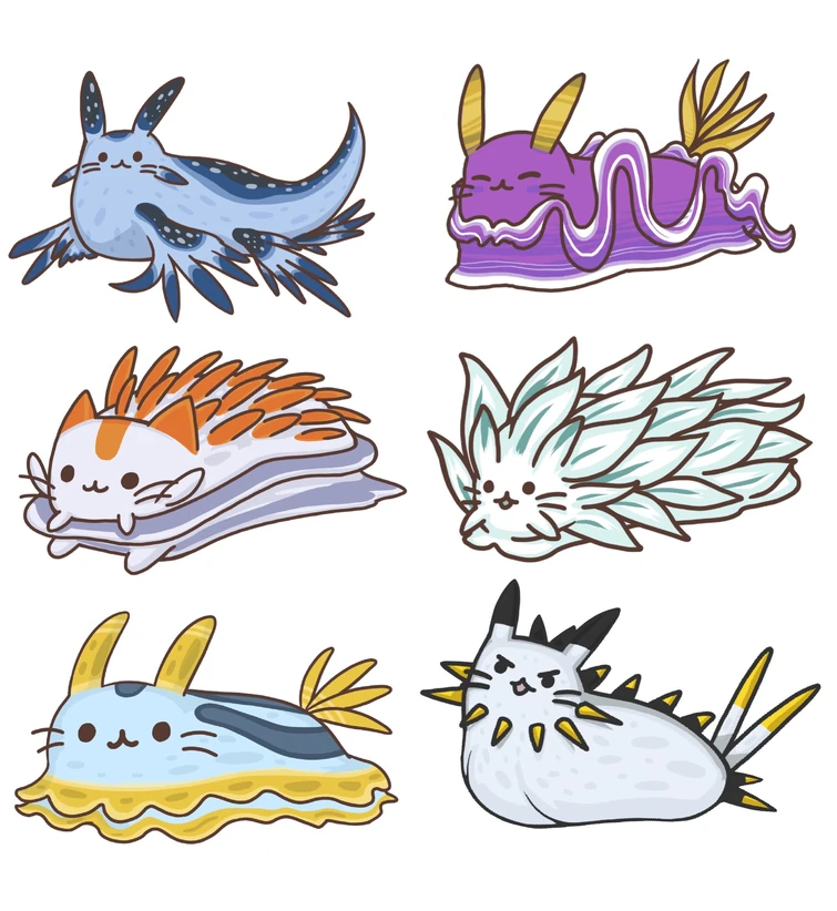 The cos slugs but someone made cute art of them | Fandom