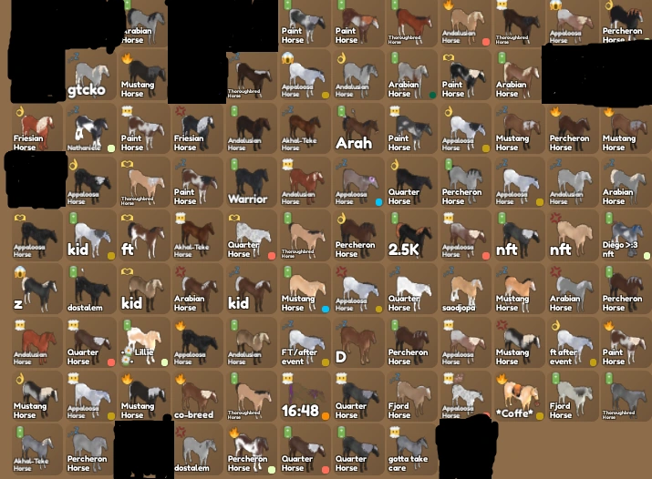 Trading all of these horses! | Fandom