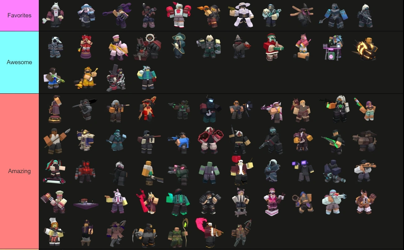 the tierlist is finished, part 4/4 - Event/hardcore towers. Every tower ...