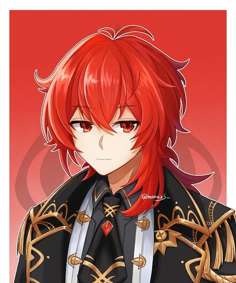 Some diluc fanart to cheer rat up | Fandom