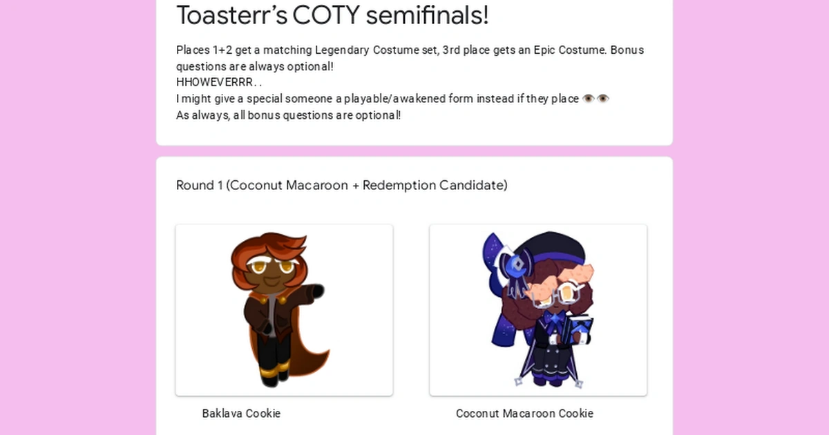 COTY Semifinals! | Fandom