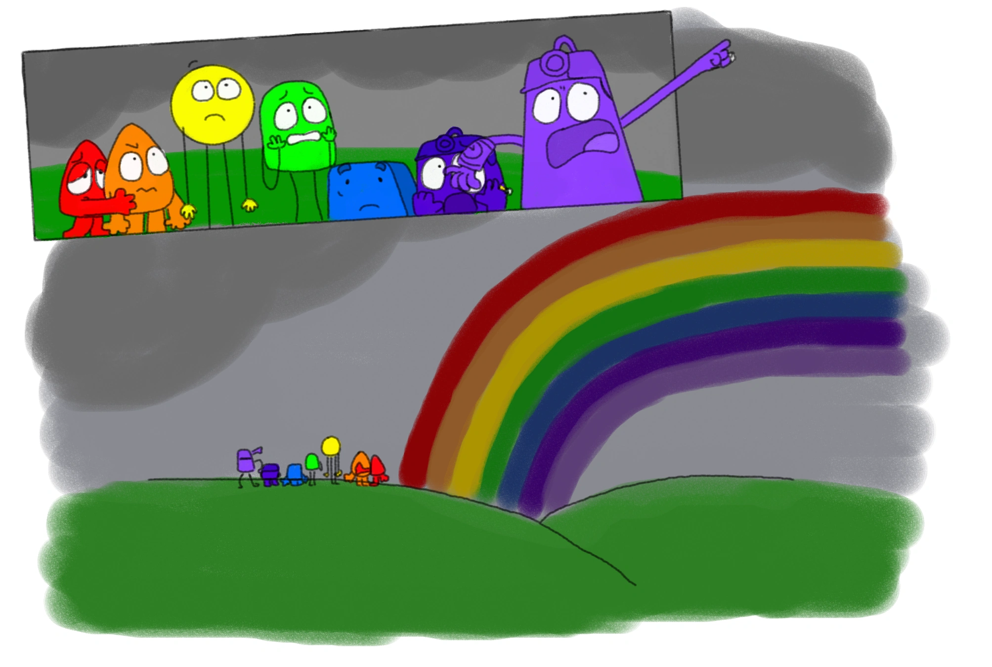 ColourBlocks: The Movie Scene Concept #7: The Colour Squad witnesses ...