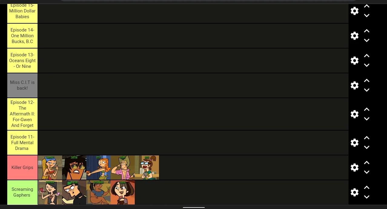 Total drama Action viewer voting episode 11 | Fandom