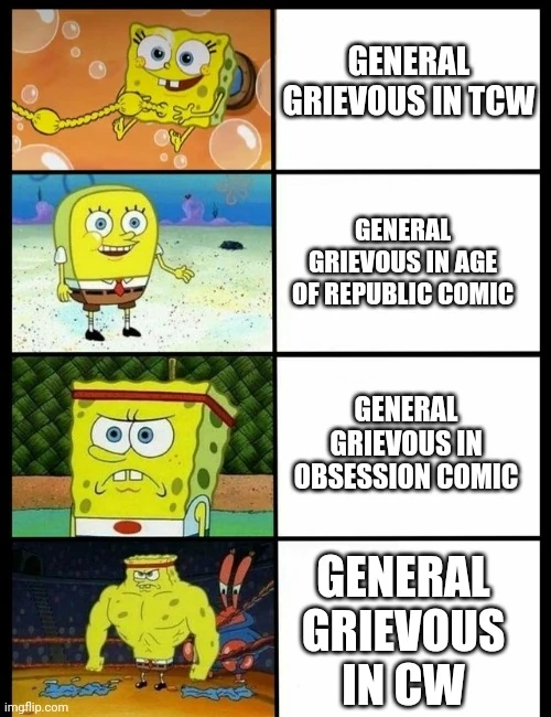 A self made General Grievous power level meme | Fandom