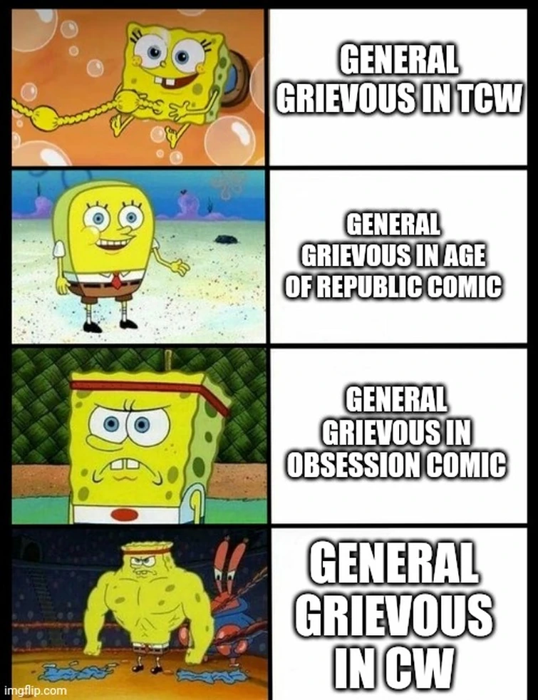 A self made General Grievous power level meme | Fandom