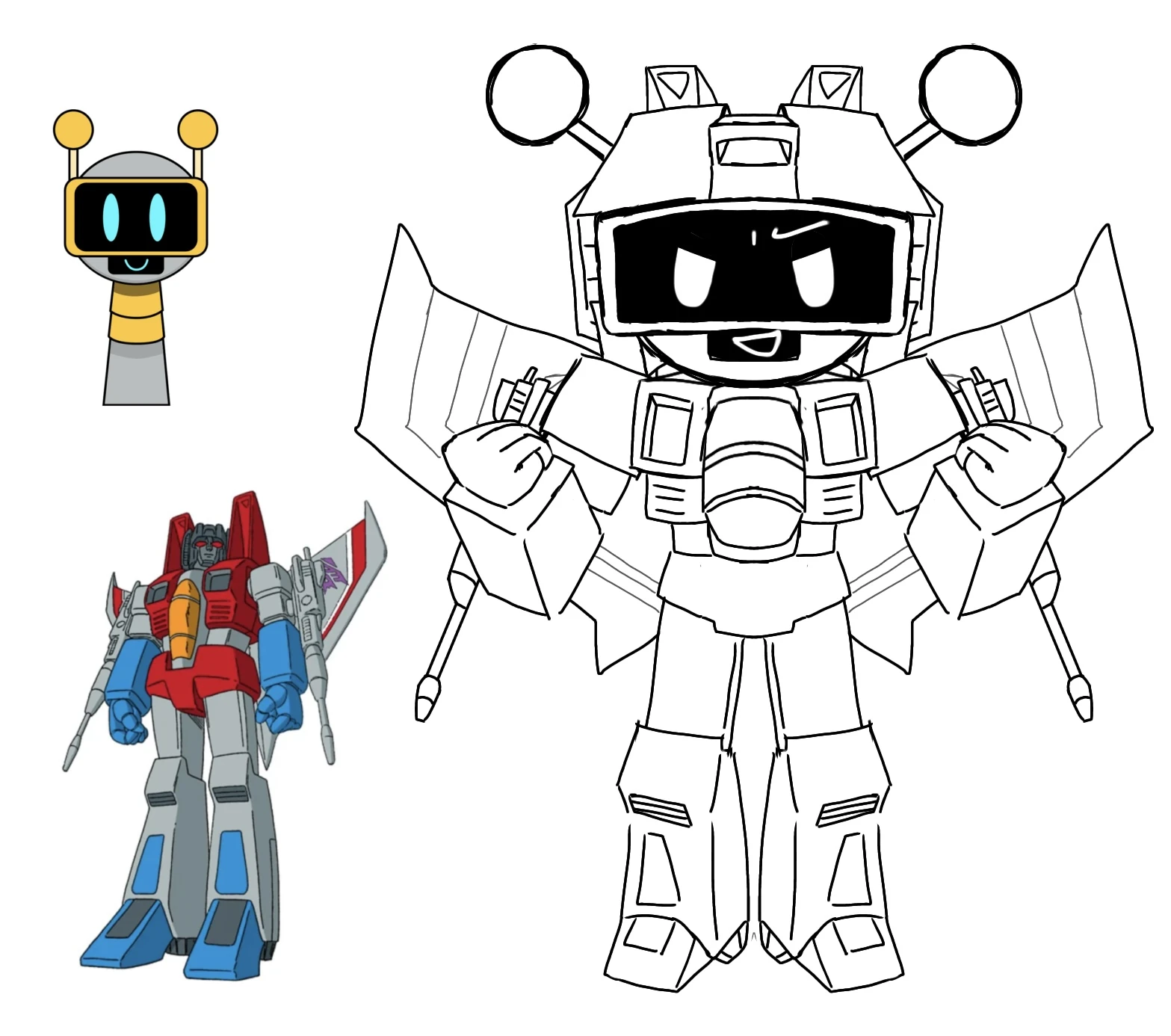 I like sprunki and transformers so why not mixing my two fav characters ...