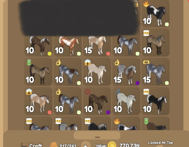 Inventory clear out (trading horses for ms) | Fandom
