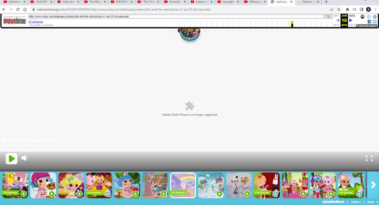 trying to watch full episodes on the wayback machine. | Fandom