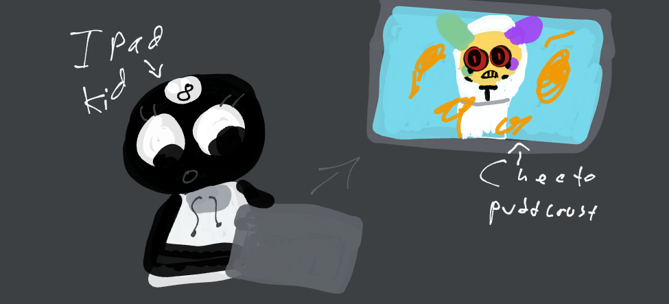 Random Doodle of Toodles watching Skibidi Looey on her Crusty Ipad | Fandom