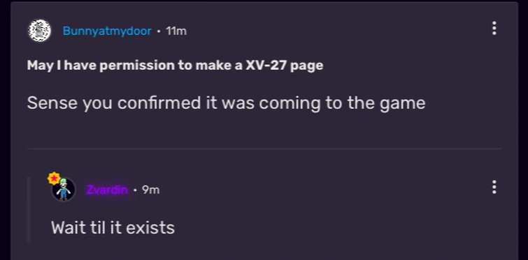 XV-27 IS COMING TO THE GAME | Fandom