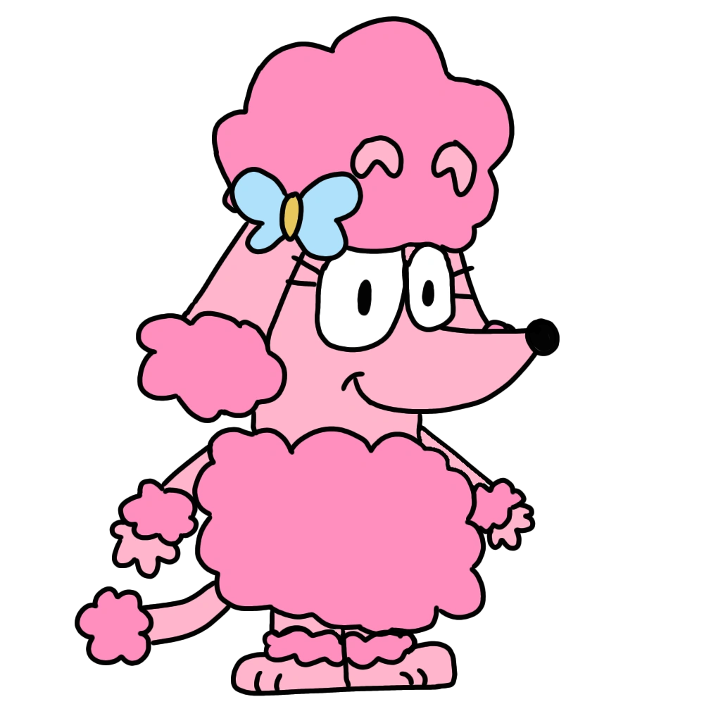 Pink dog in my style | Fandom