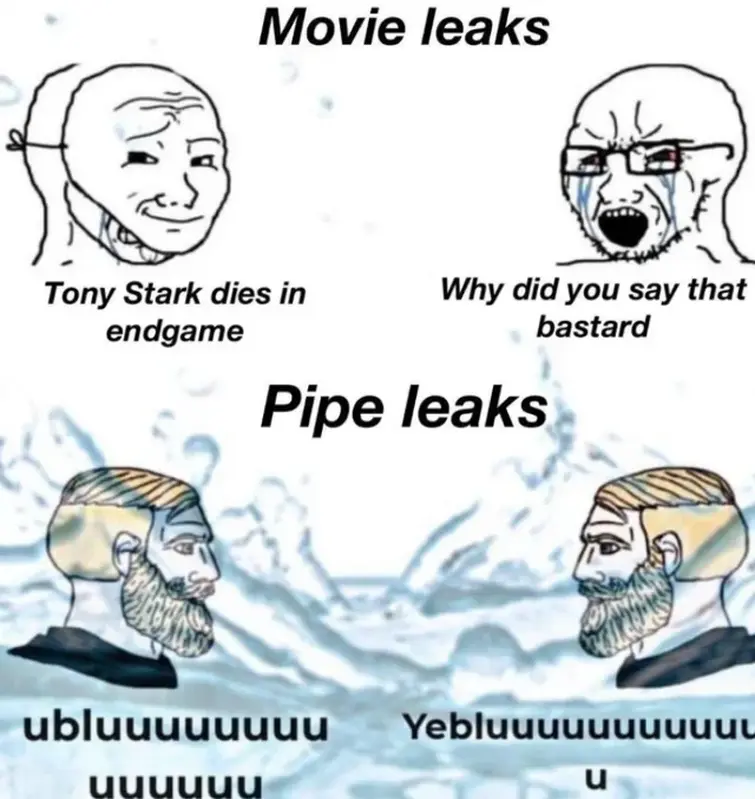 daily meme #512: pipe leak | Fandom