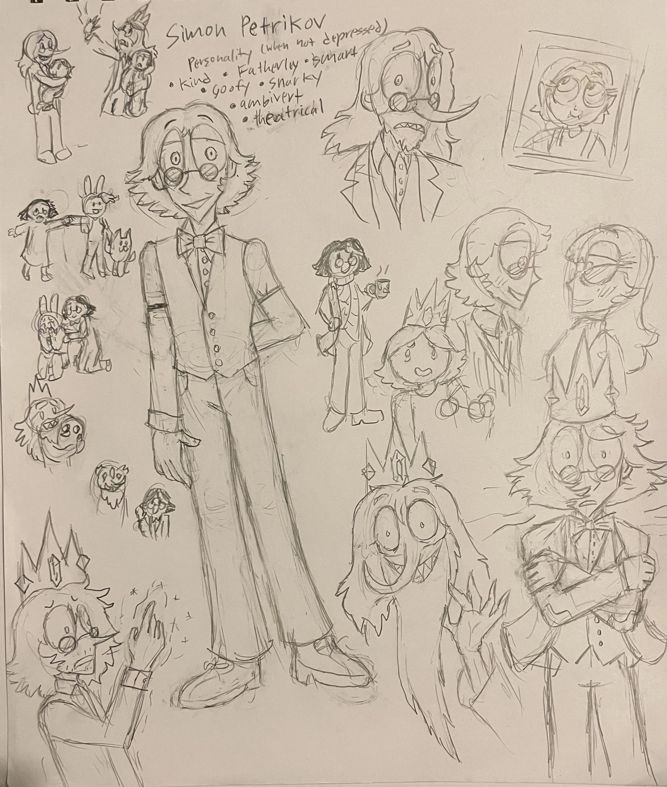 Some Simon related art I did in my sketchbook | Fandom