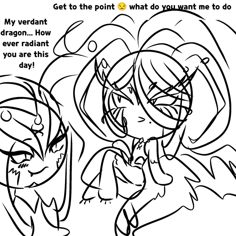 Yeah so I have this oc... And I just started to add lore.... Yeah uh they were made like last ...