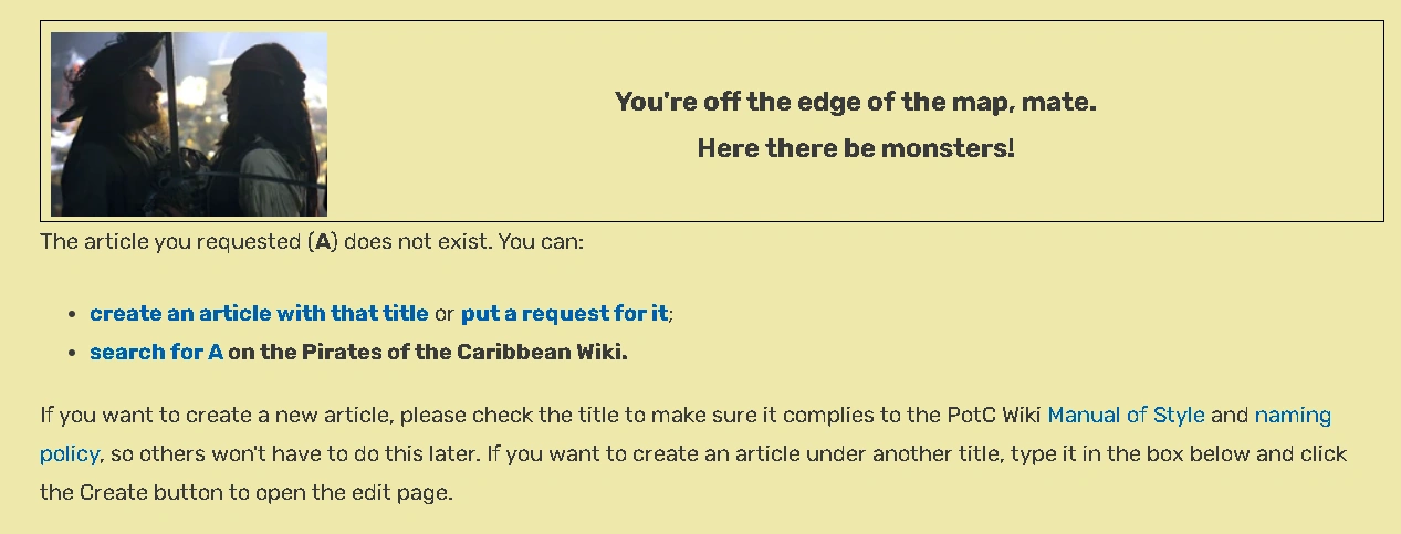 How To Make Custom "This Page Doesn't Exist" Notices | Fandom