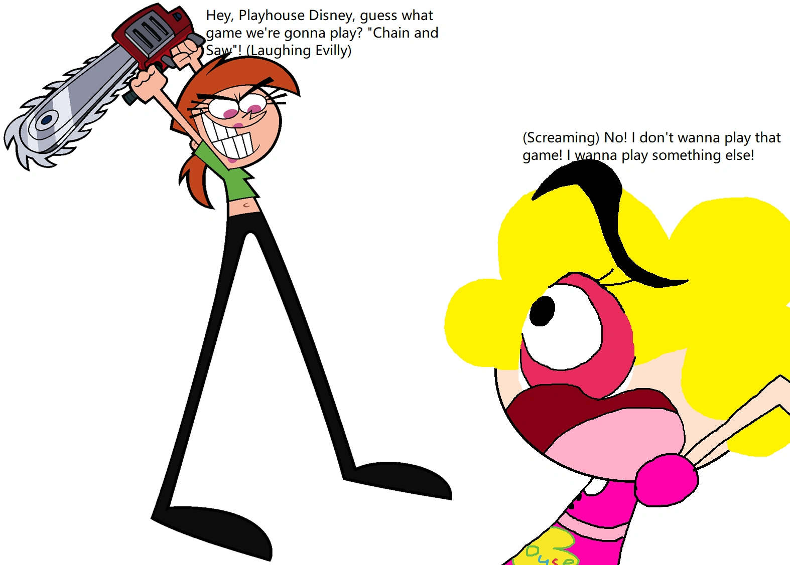 Playhouse Disney being attacked by Vicky | Fandom