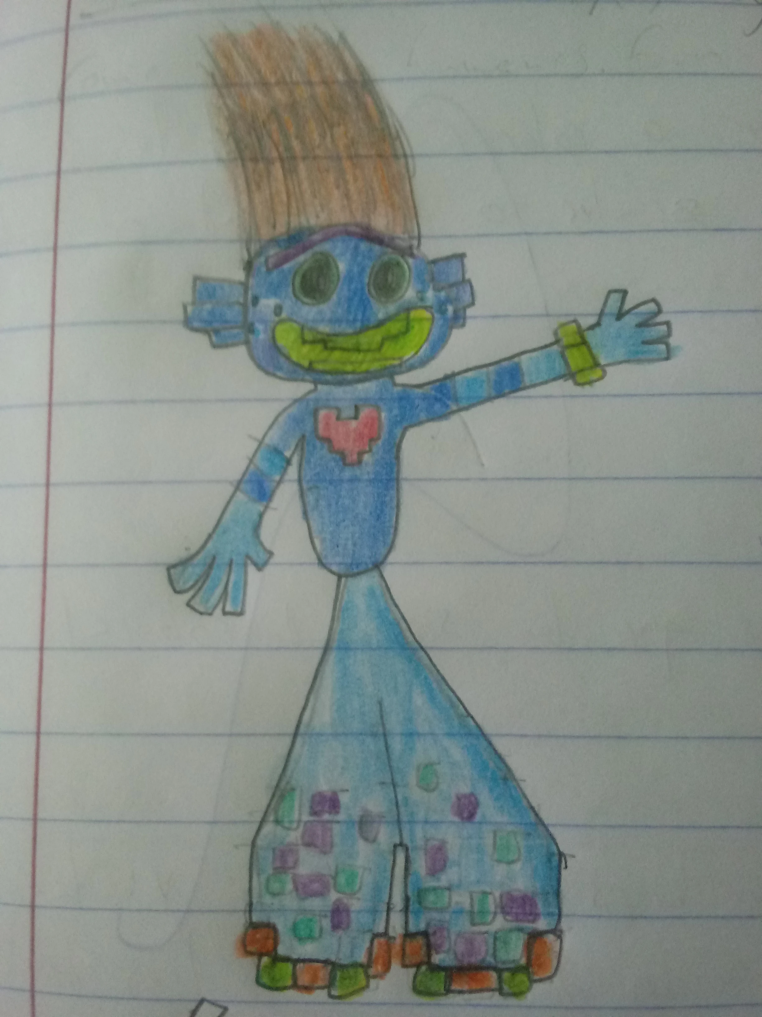 Me as a Techno Troll (Colored Version) | Fandom