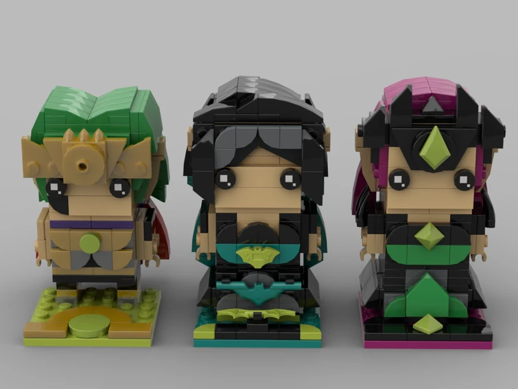 LEGO Elves-themed Brickheadz MOCs, I've digitally made on Bricklink ...