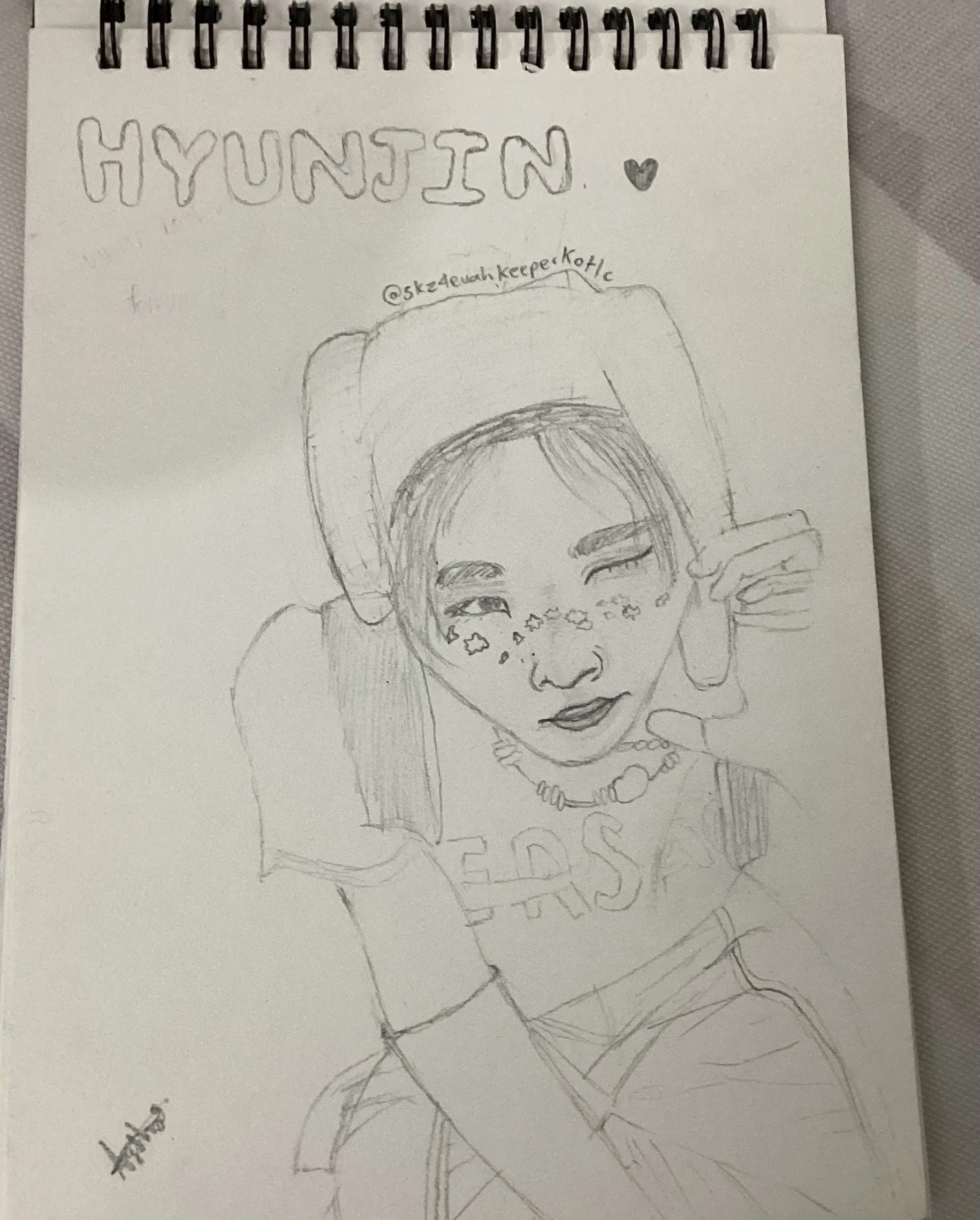 I attempted to draw Hyunjin | Fandom