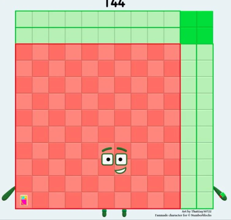 Here's 144! (Credit to MintedDrops for the blocks.) | Fandom