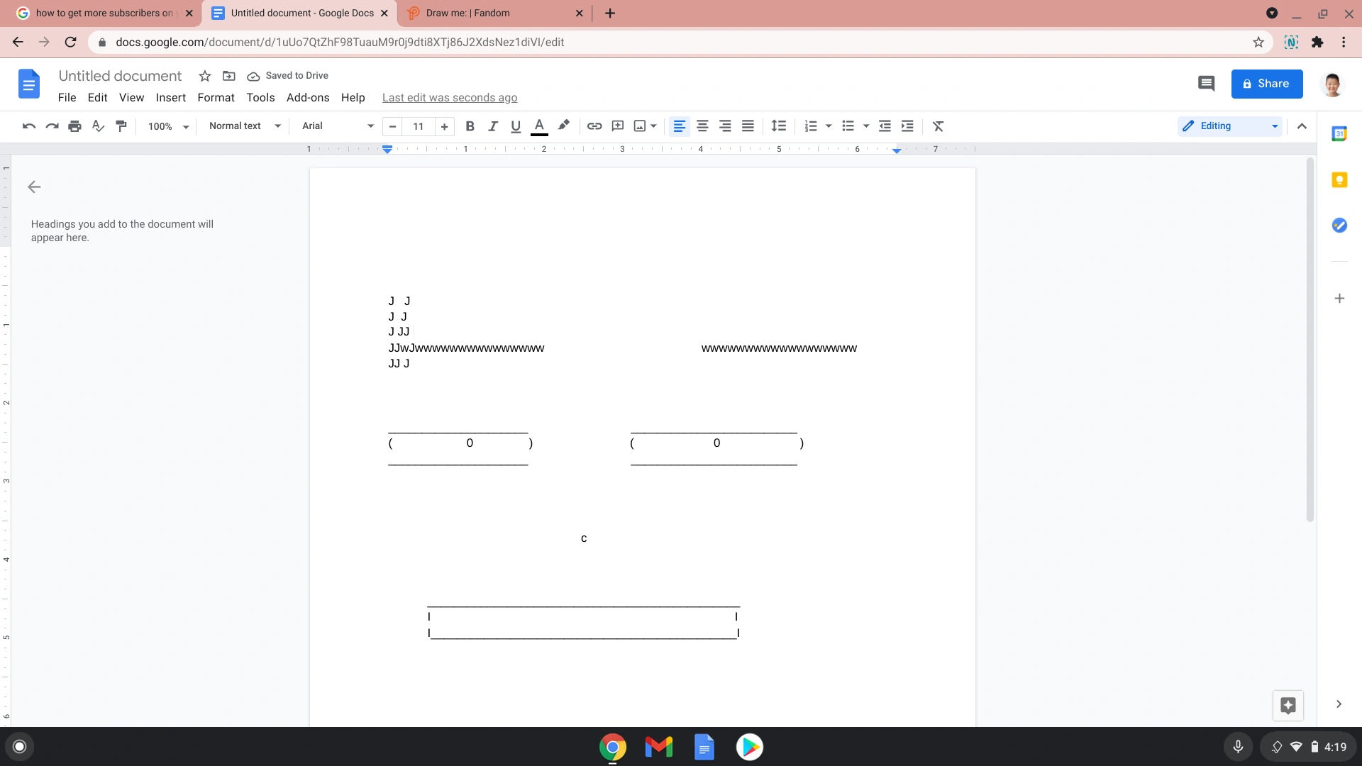 like my art on google docs | Fandom