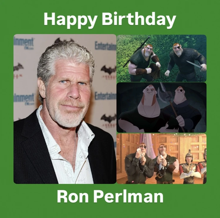 🎂 Happy 75th Birthday to Ron Perlman, voice of Stabbington Brothers ...