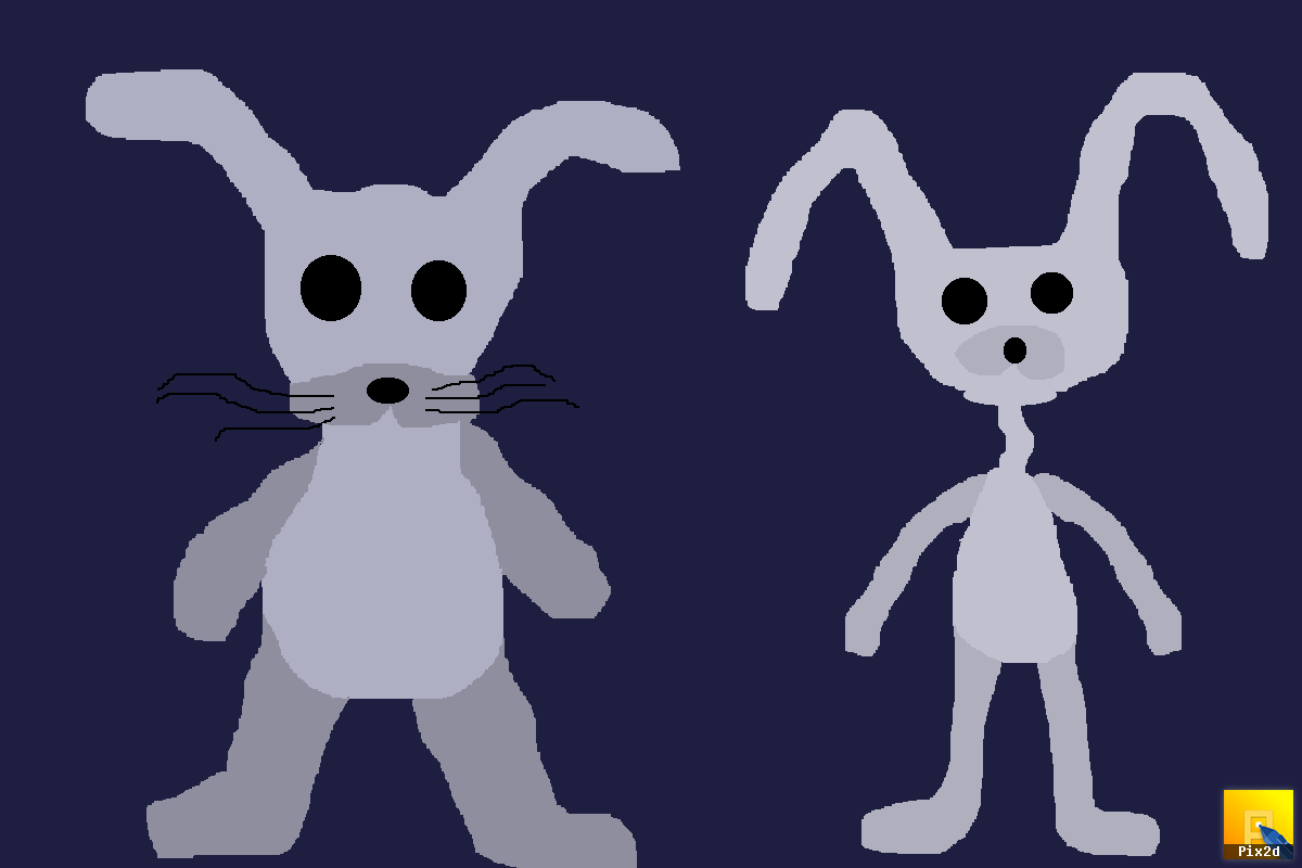 Some unused Togg content (Ben and rabbit) (unused Larry design) (Unused ...