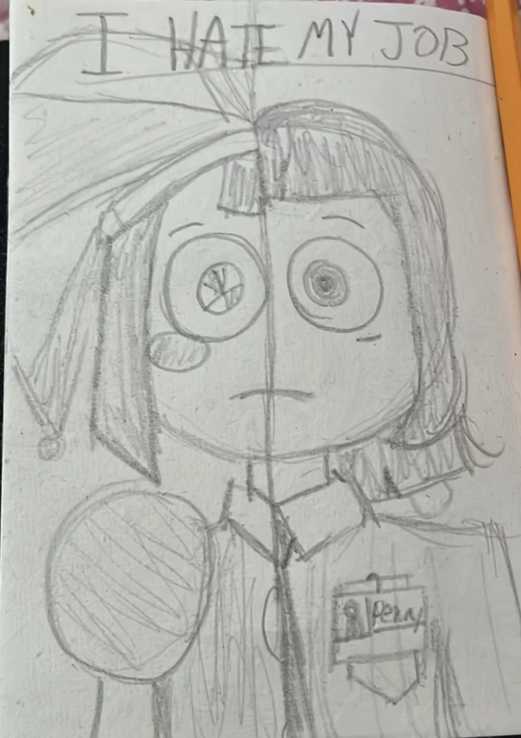 I sketched Pomni VS Human Pomni this morning | Fandom