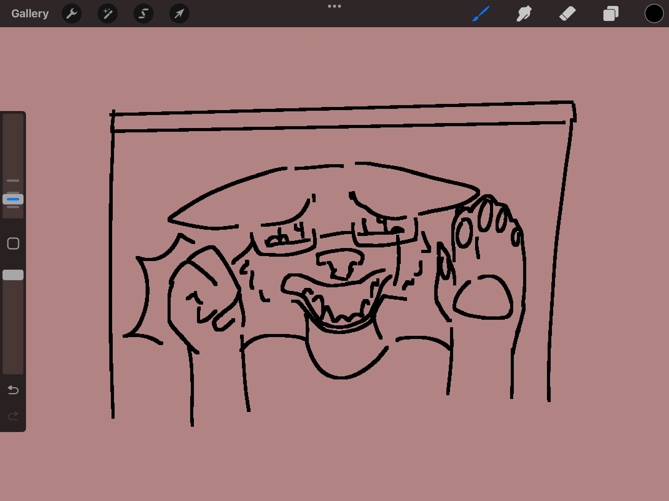 does anyone have that one image of the furry banging on a screen like ...