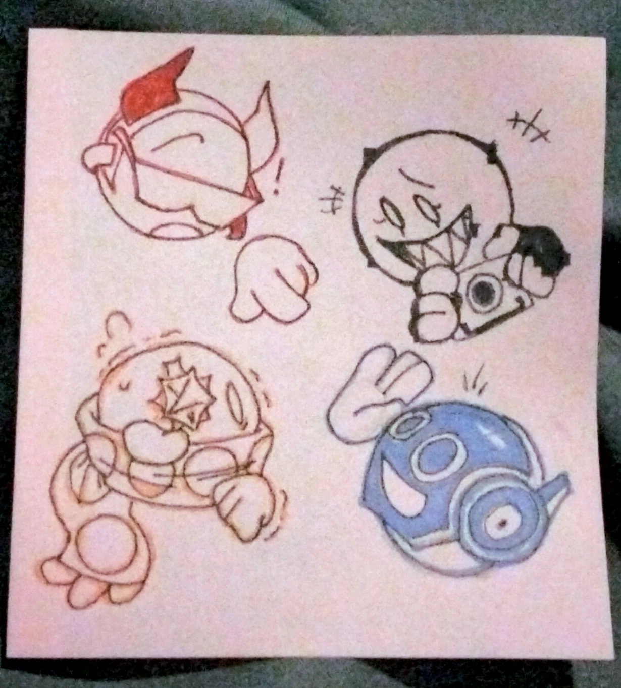 My 4 OCs drawn together! | Fandom