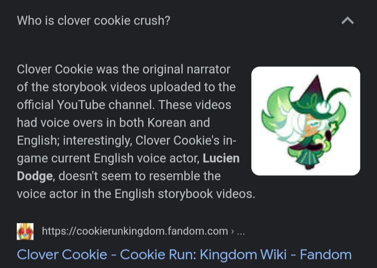 clover has a crush on his own va, apparently /j /nsrs | Fandom
