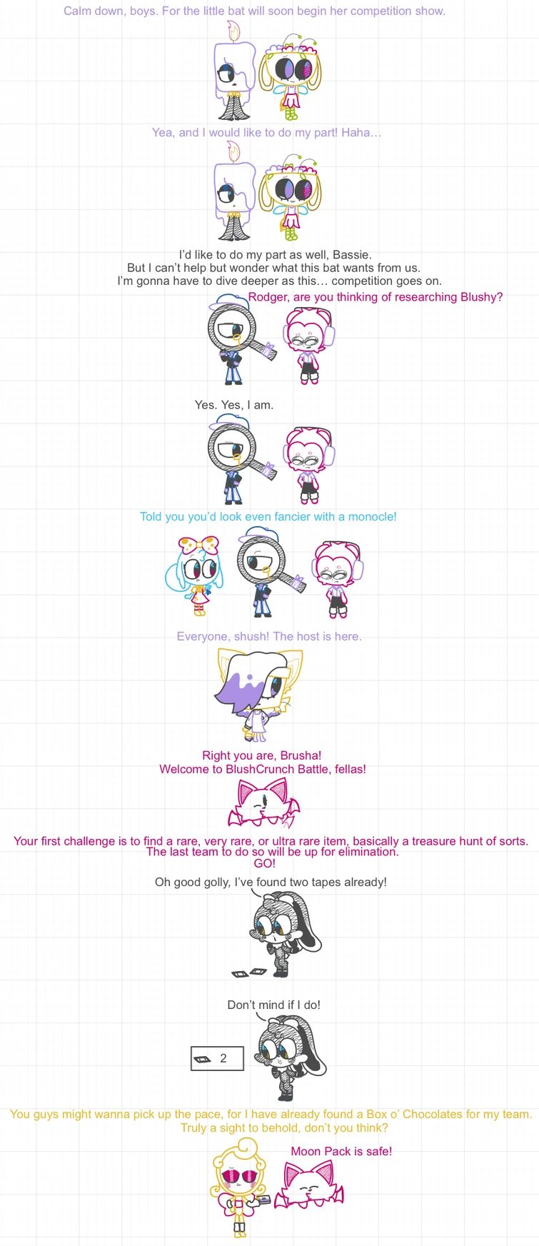 BlushCrunch Battle 1: The Beginning | Fandom