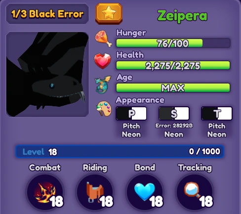 S/T 1/3 Black Error Zeip LF 80m/Ala/2 Astro Pots | Fandom