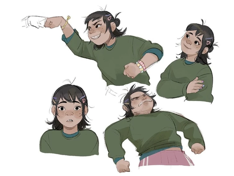 Concept arts of Grace Hsieh from Inside Out 2 | Fandom