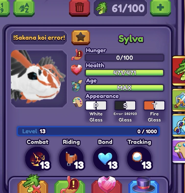 seeing offers on/swapping error color dragons | Fandom