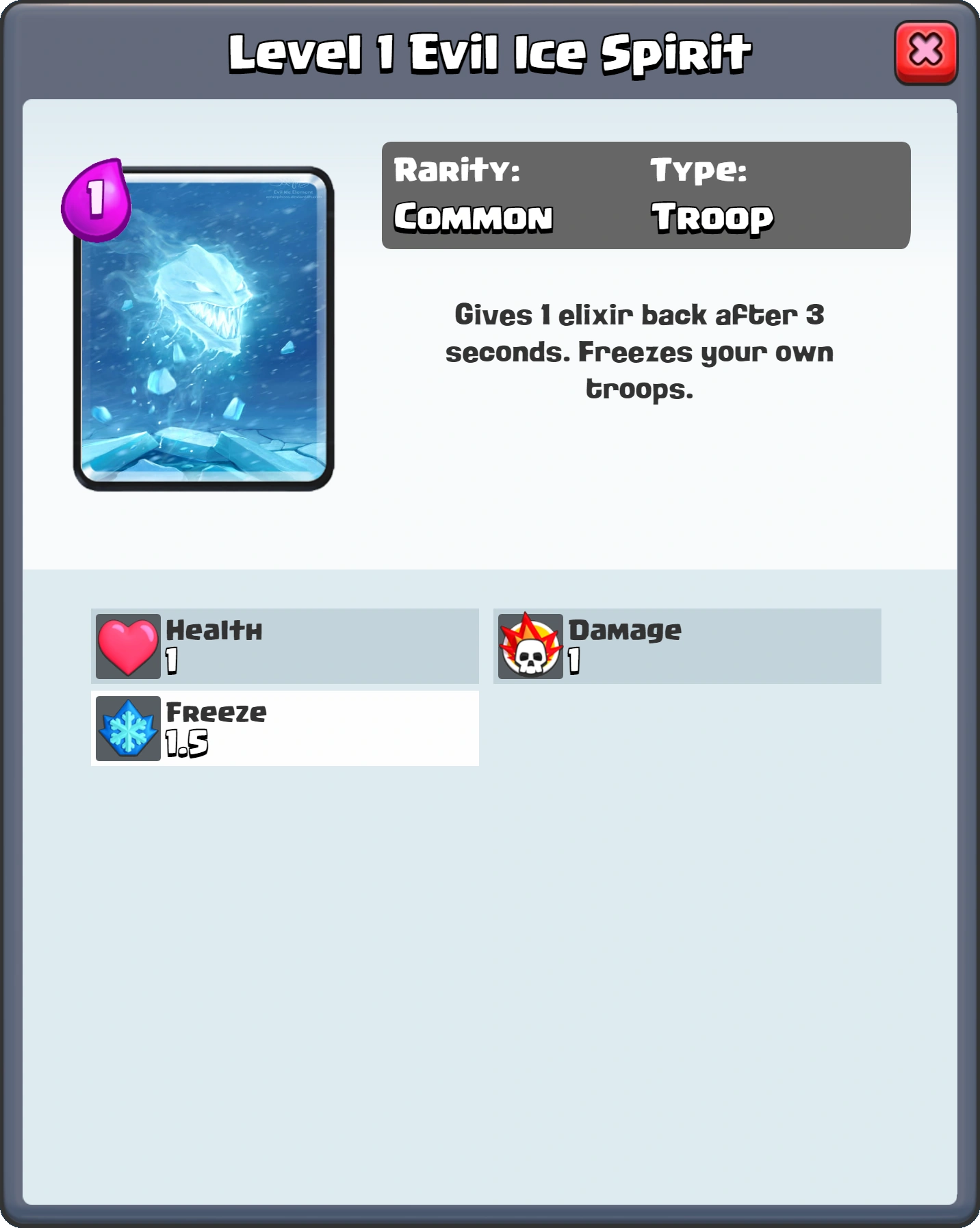 Evil Ice Spirit | Fandom